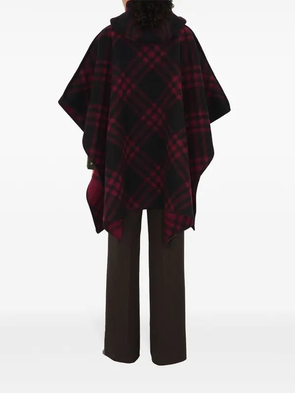 Burberry Wool Cape - Red