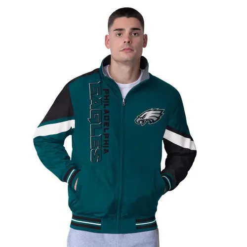 G-III EXTREME Philadelphia Eagles Reversible Full-zip Jacket