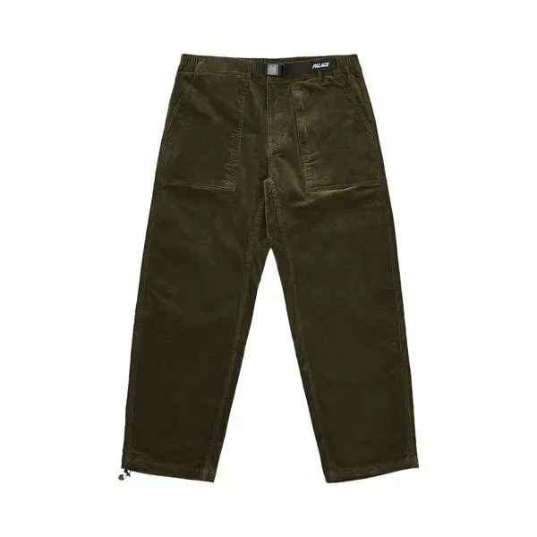 PALACE Corduroy Belter Trousers - Green