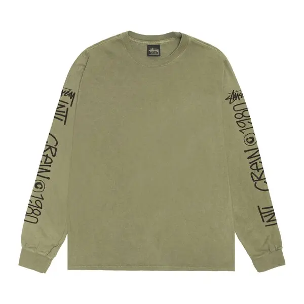 StÜssy International Crew Long-sleeve Tee 'olive - Green