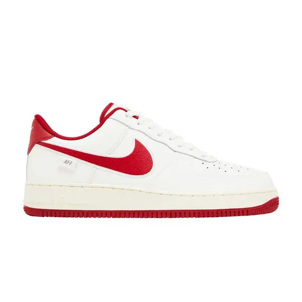 Nike Force 1 '07 Embroidered Swoosh Sneakers - Cream