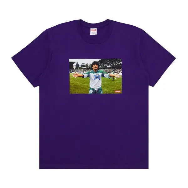 Supreme Maradona Tee - Purple