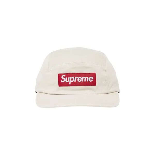 Supreme Washed Chino Twill Camp Cap - Cream