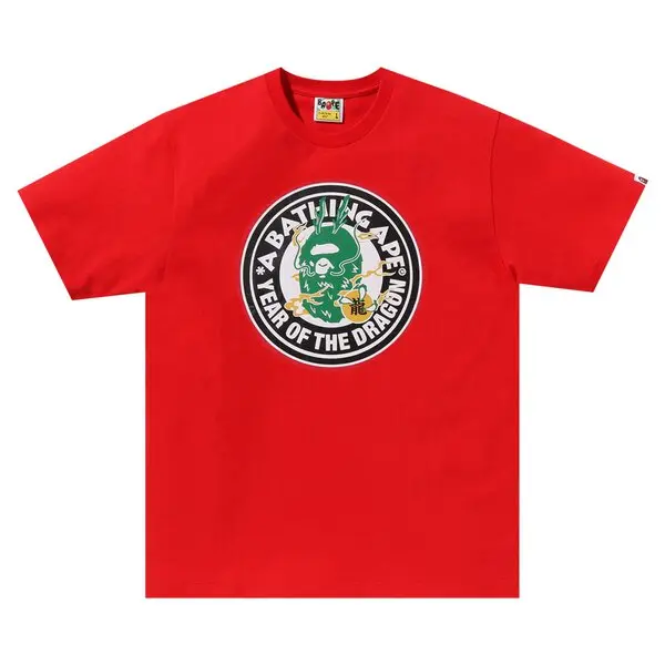 A BATHING APE Year Of The Dragon Tee - Red