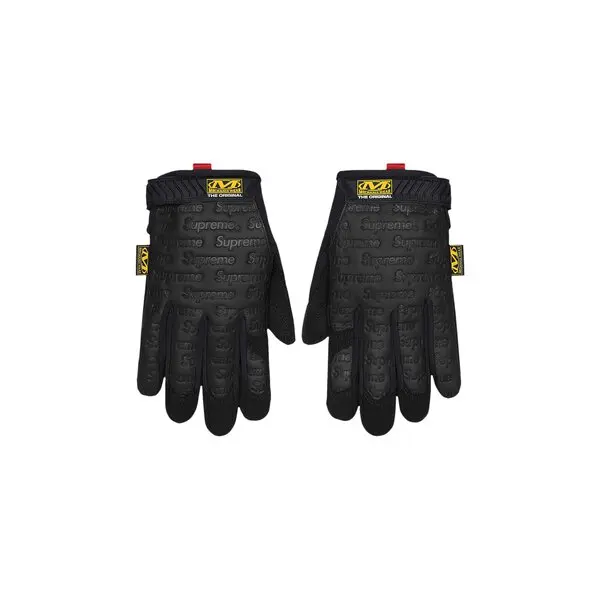 Supreme X Mechanix Leather Work Gloves - Black