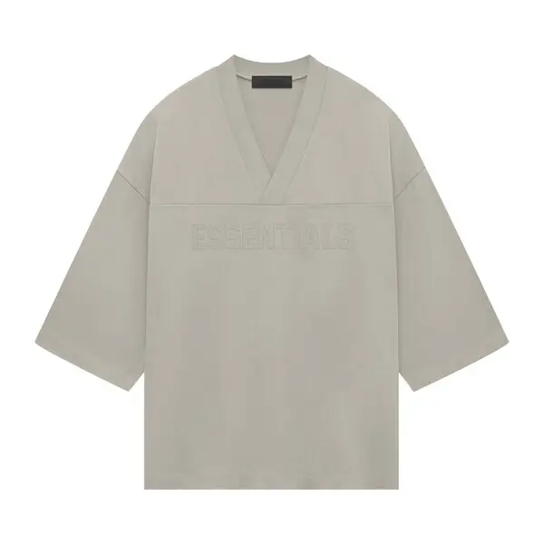 Fear Of God Heavy Jersey Football Tee - Grey