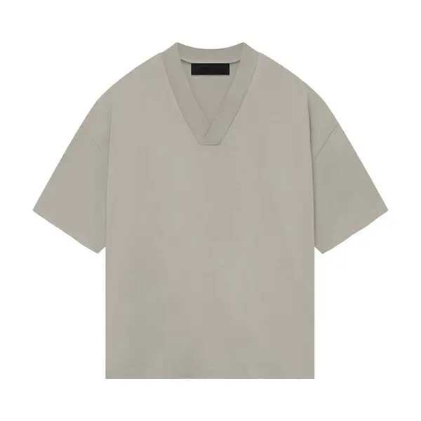 Fear Of God V Neck T-shirt 'seal - Grey