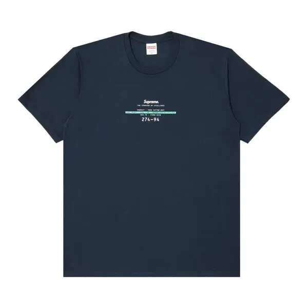 Supreme Standard Tee 'navy - Blue