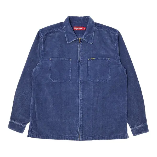 Supreme Washed Corduroy Zip Up Shirt