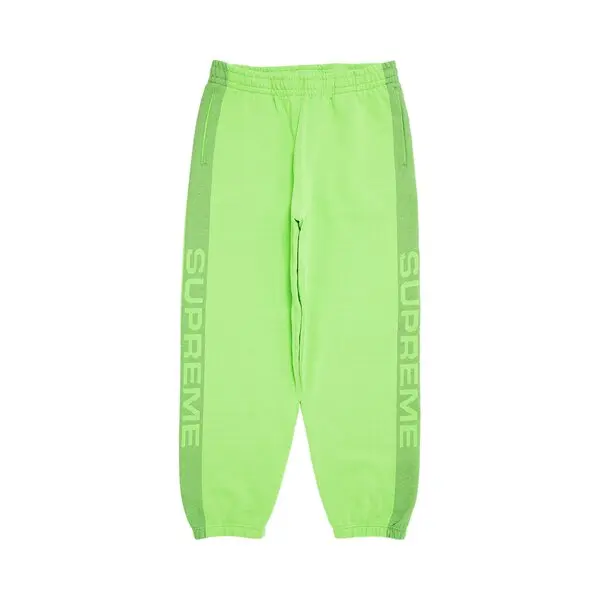 Supreme Jacquard Stripe Sweatpant 'bright - Green