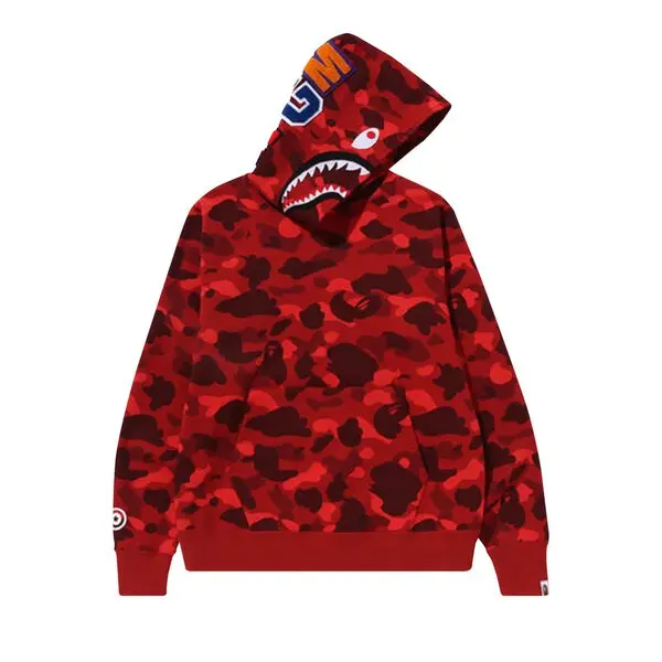A BATHING APE Color Camo Shark Pullover Hoodie