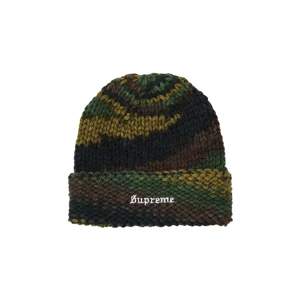 Supreme Gradient Spacedye Beanie - Green
