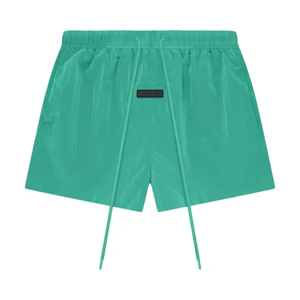 Fear Of God Crinkle Nylon Running Short 'mint Leaf - Green