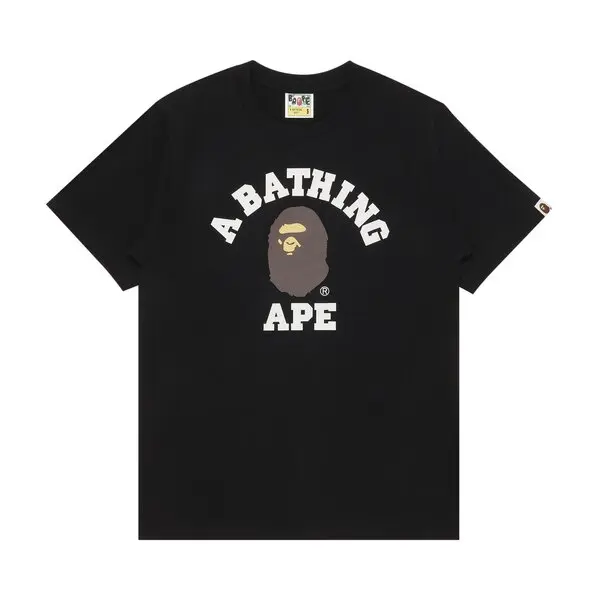 A BATHING APE College Tee - Black