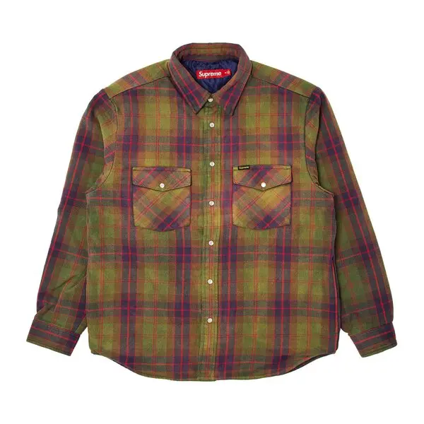 Supreme Quilted Flannel Snap Shirt