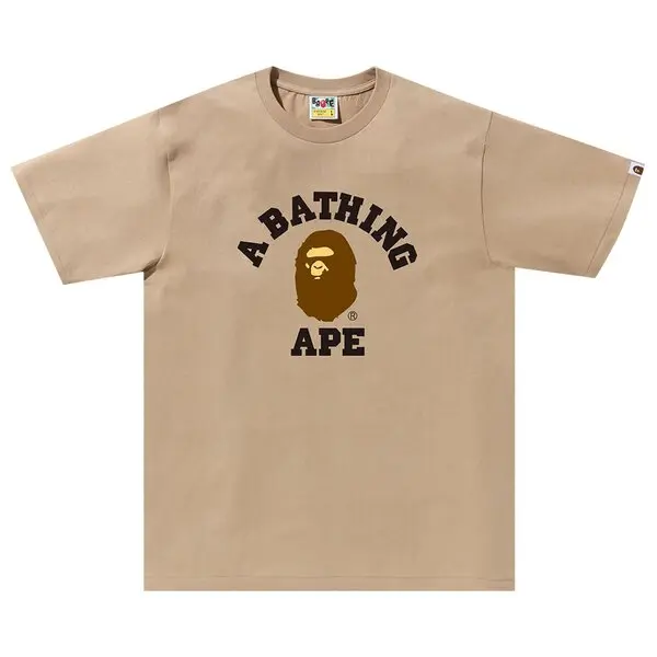 A BATHING APE College Tee 'beige - Tan