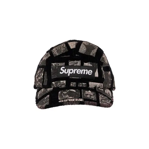 Supreme Weirdo Dave Corduroy Camp Cap - Black