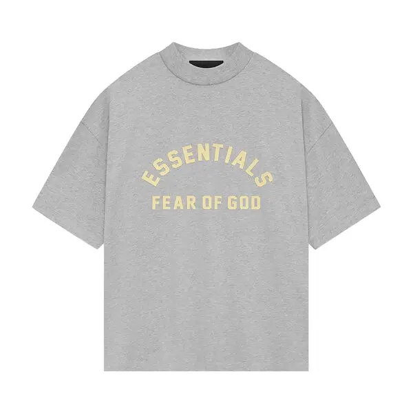 Fear Of God Heavy Jersey Crewneck T-shirt - Grey