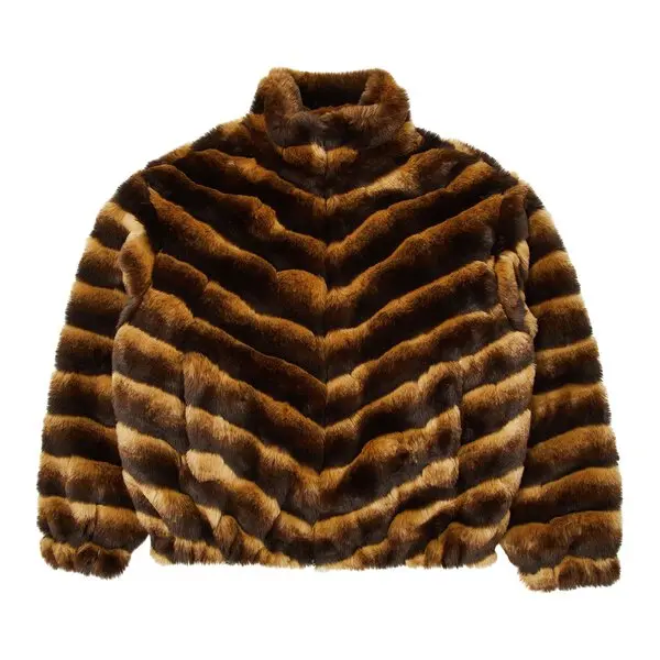 Supreme Faux Fur Jacket - Brown