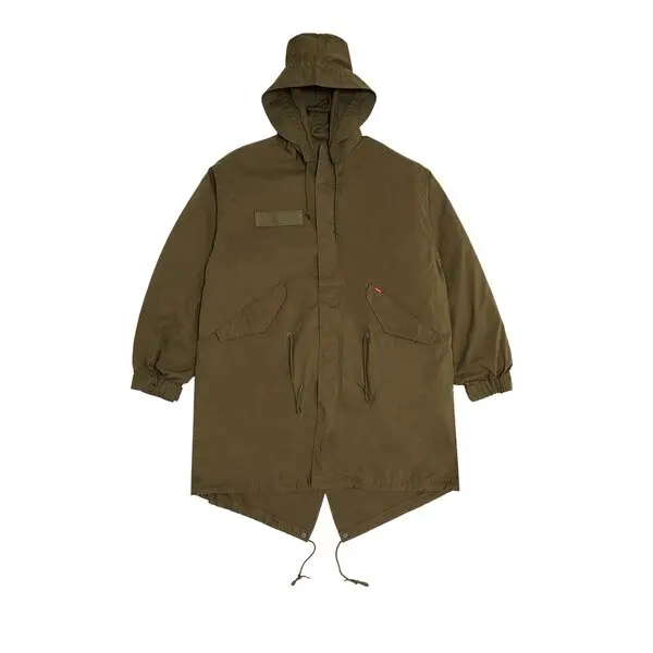 Supreme Futura Fishtail Parka Green Editorialist