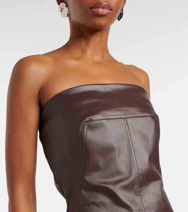 Rick Owens Denim Bustier Gown
