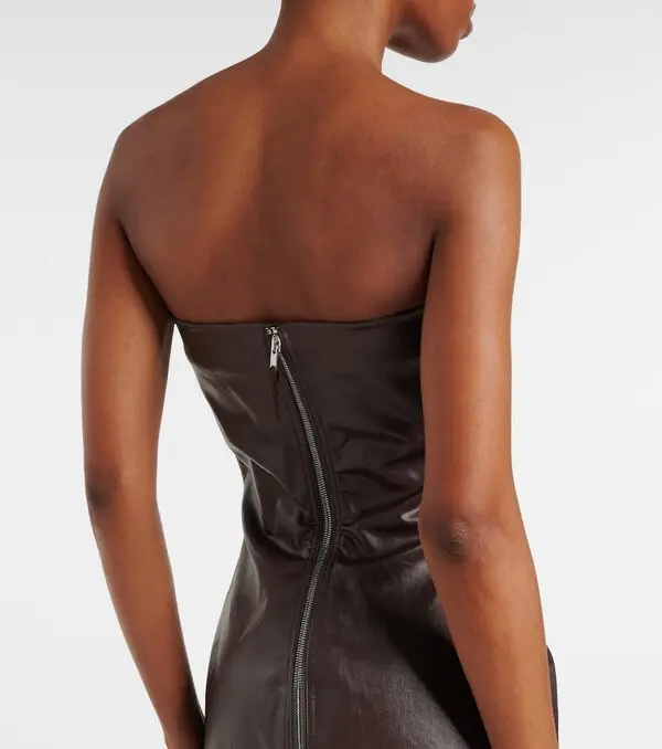 Rick Owens Denim Bustier Gown
