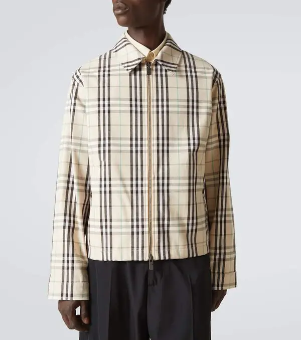 Burberry Check Cotton Jacket