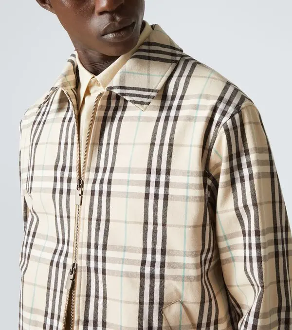 Burberry Check Cotton Jacket