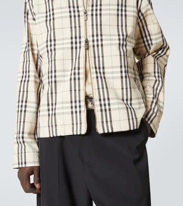 Burberry Check Cotton Jacket