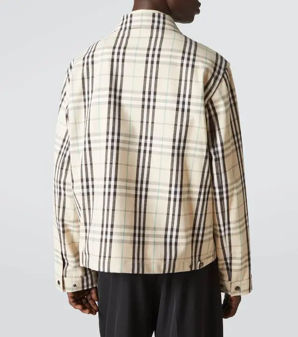 Burberry Check Cotton Jacket