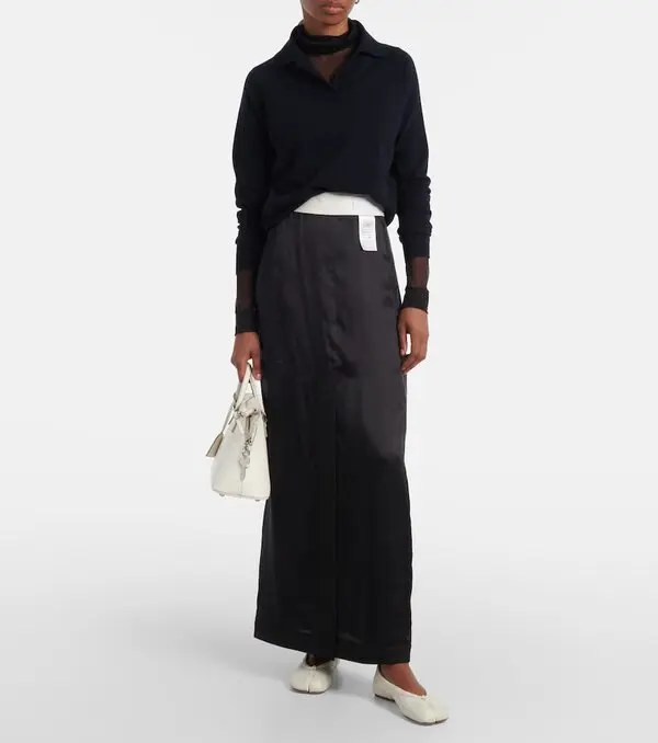 MAISON MARGIELA Turtleneck Bodysuit - Black