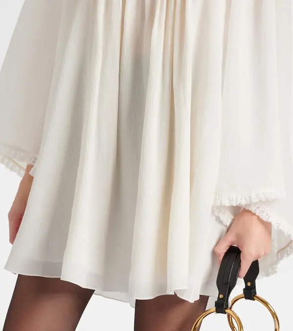 Chloé Silk Crêpe Minidress
