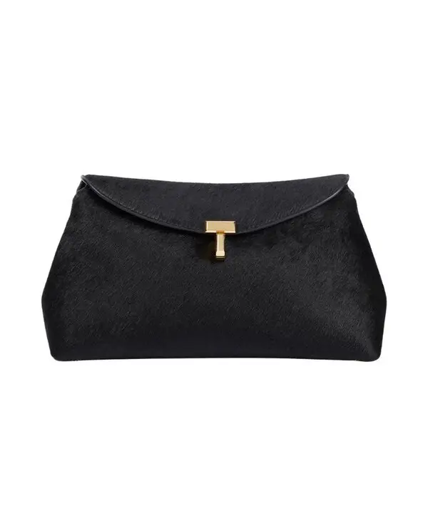TOTEME T-lock Calf Hair Tote Bag