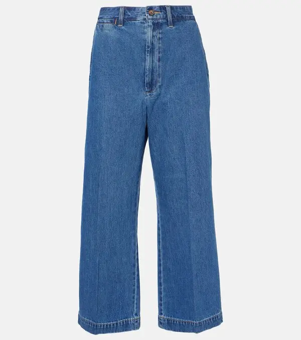 Polo Ralph Lauren Cropped Wide-leg Jeans