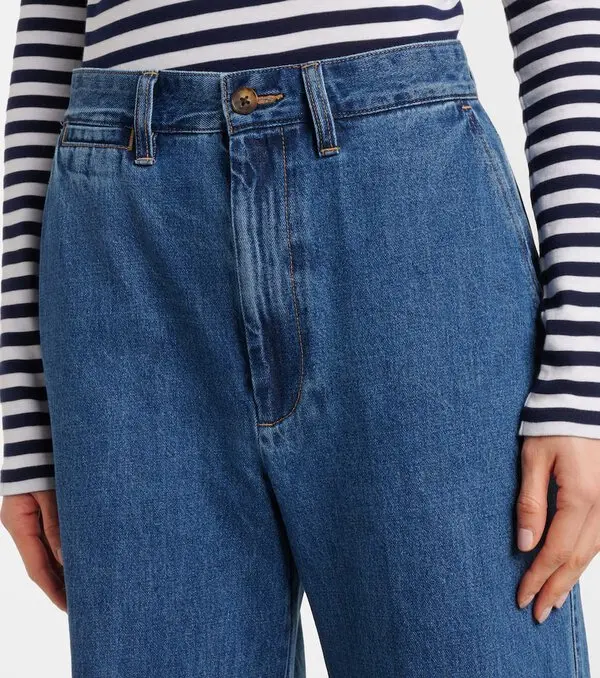 Polo Ralph Lauren Cropped Wide-leg Jeans