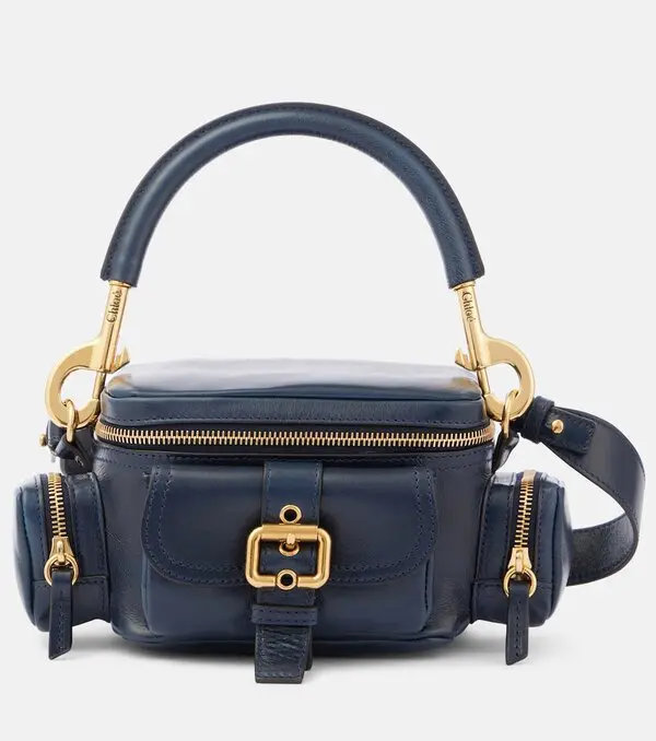 Chloé Small Leather Camera Bag - Blue