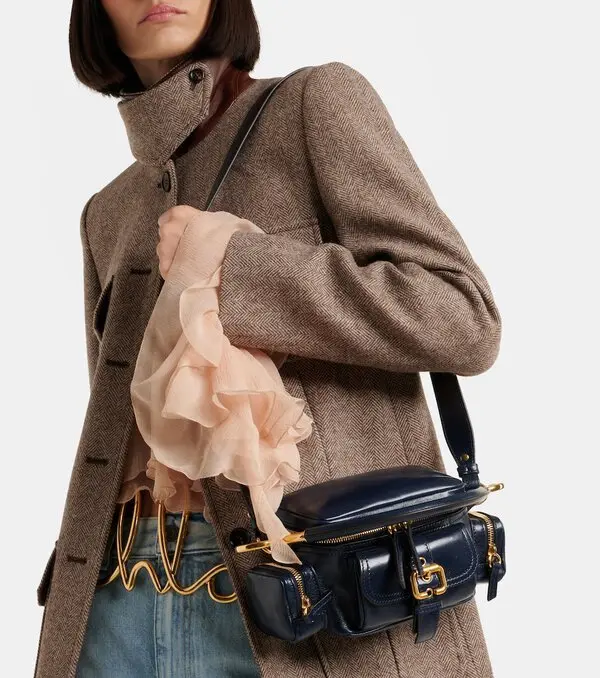 Chloé Small Leather Camera Bag - Blue