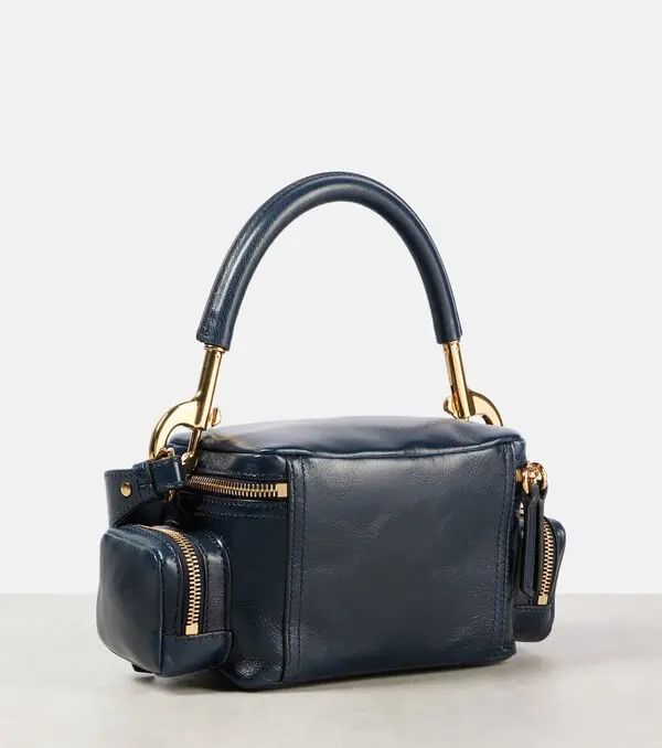 Chloé Small Leather Camera Bag - Blue