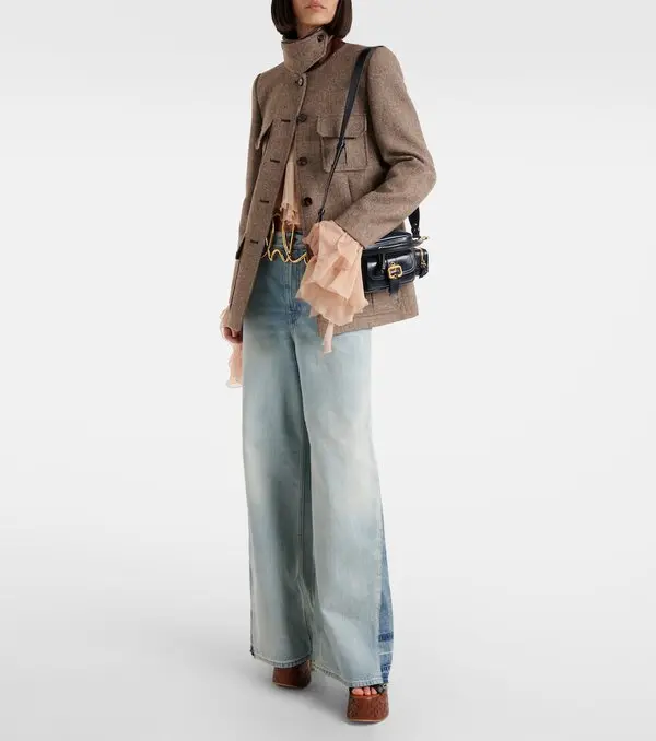Chloé Small Leather Camera Bag - Blue
