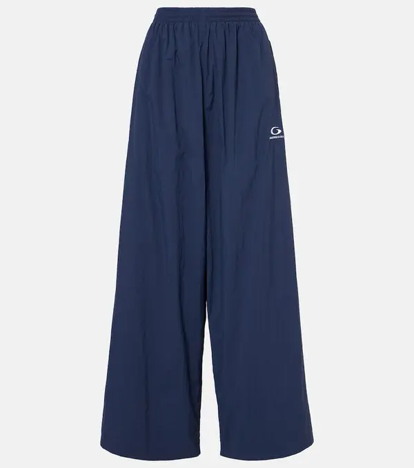 Balenciaga Logo Track Pants - Blue