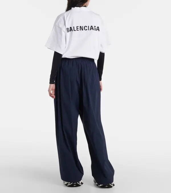 Balenciaga Logo Track Pants - Blue