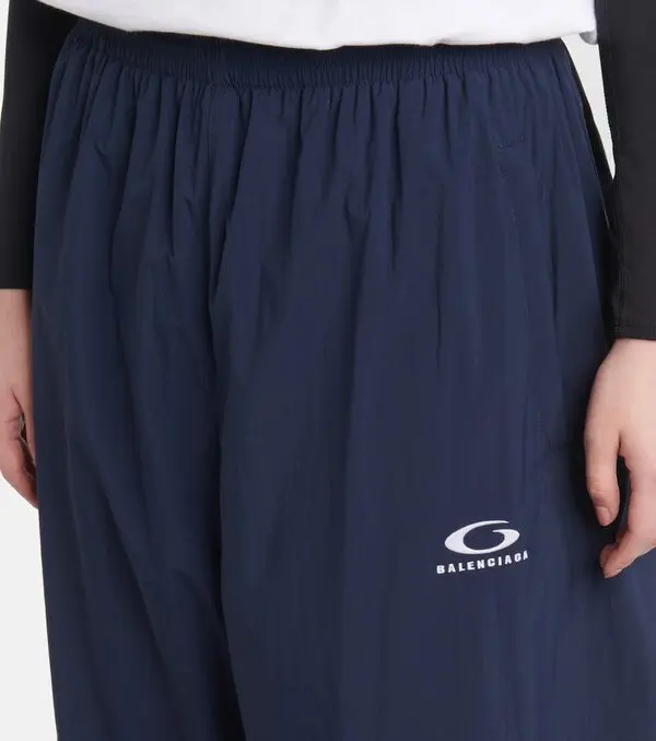 Balenciaga Logo Track Pants - Blue