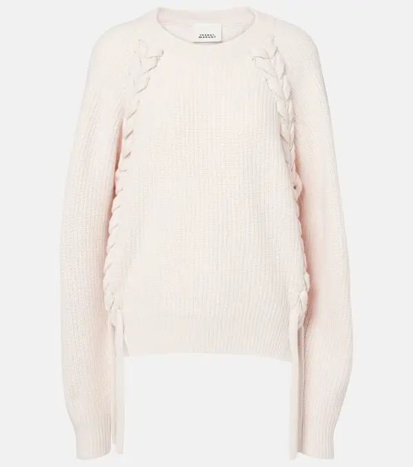 Isabel Marant Étoile Noelia Ribbed-knit Wool Sweater - Beige