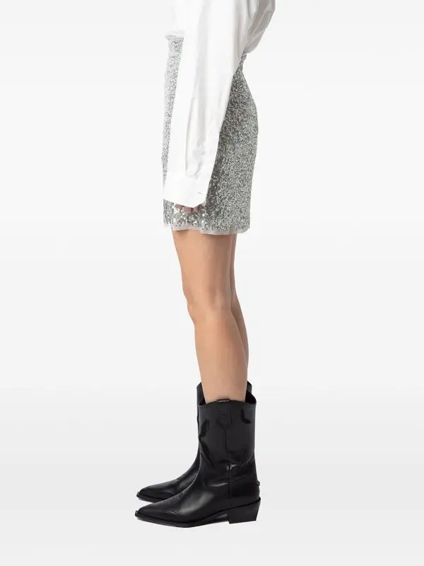 Zadig&Voltaire Sequin-embellished Midi Skirt