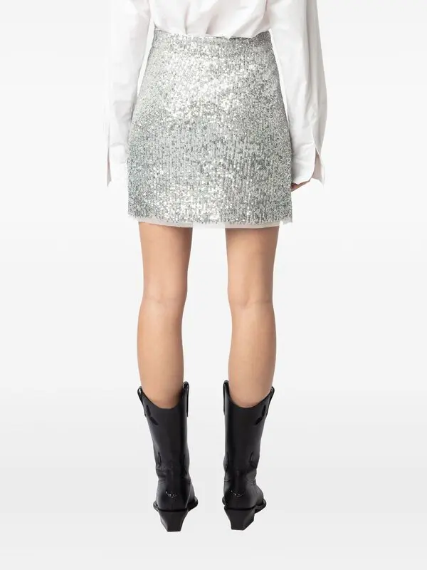 Zadig&Voltaire Sequin-embellished Midi Skirt