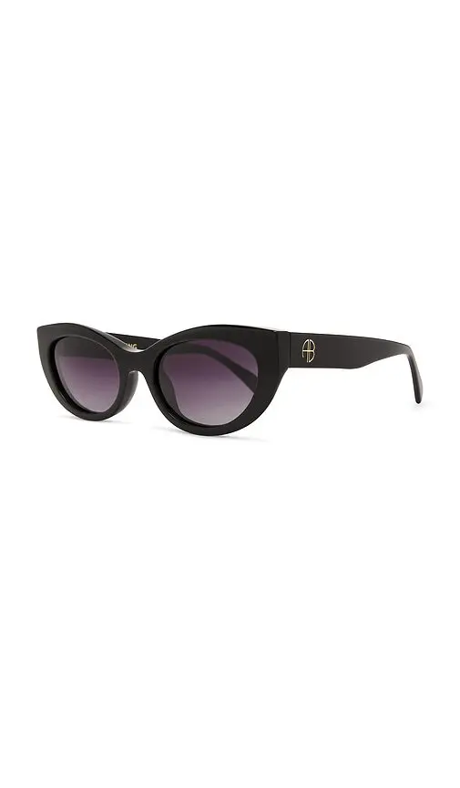Anine Bing Cannes Sunglasses ANINE BING Cannes Sunglasses in Black | REVOLVE main image 4