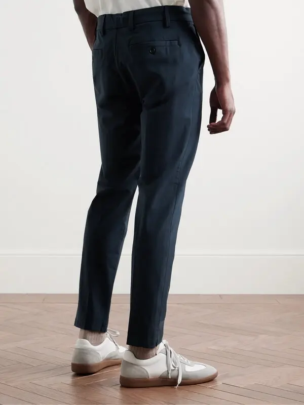 JAMES PERSE Golf Slim-fit Stretch Cotton-blend Trousers