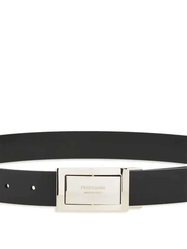 FERRAGAMO Reversible Leather Belt