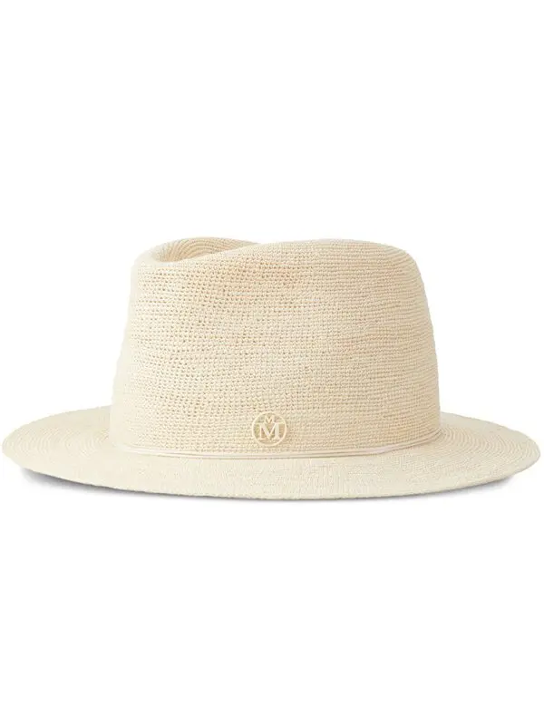 MAISON MICHEL Andre Fedora Hat - Neutrals