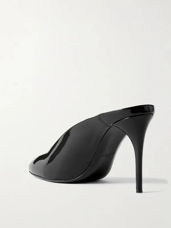 Alaïa 60 Patent-leather Pumps - Black